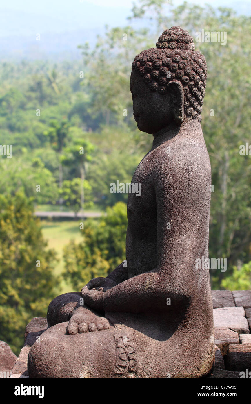 Buddhist temple Borobudur. Yogyakarta. Java, Indonesia Stock Photo - Alamy