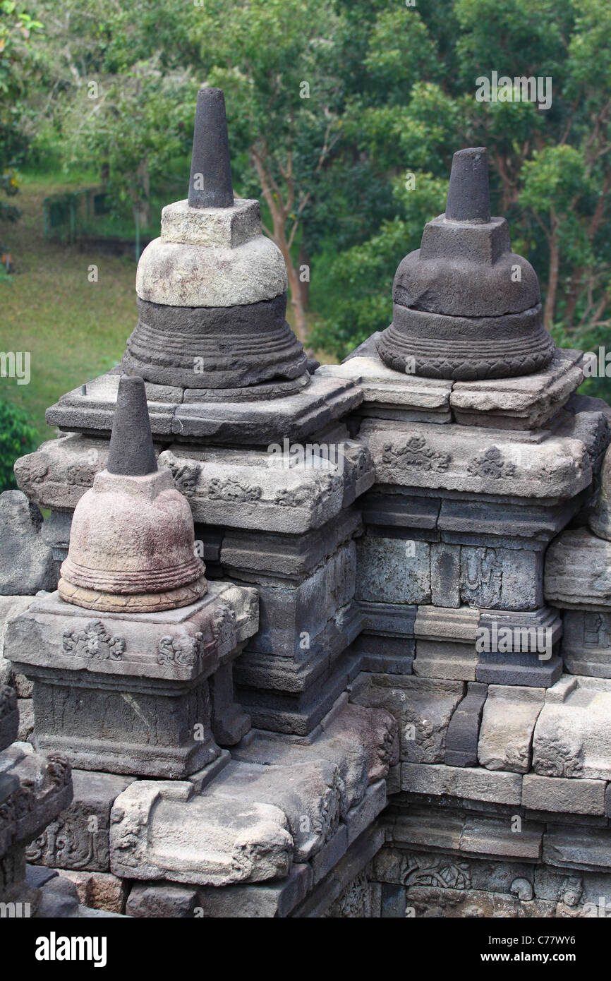 Buddhist temple Borobudur. Yogyakarta. Java, Indonesia Stock Photo - Alamy