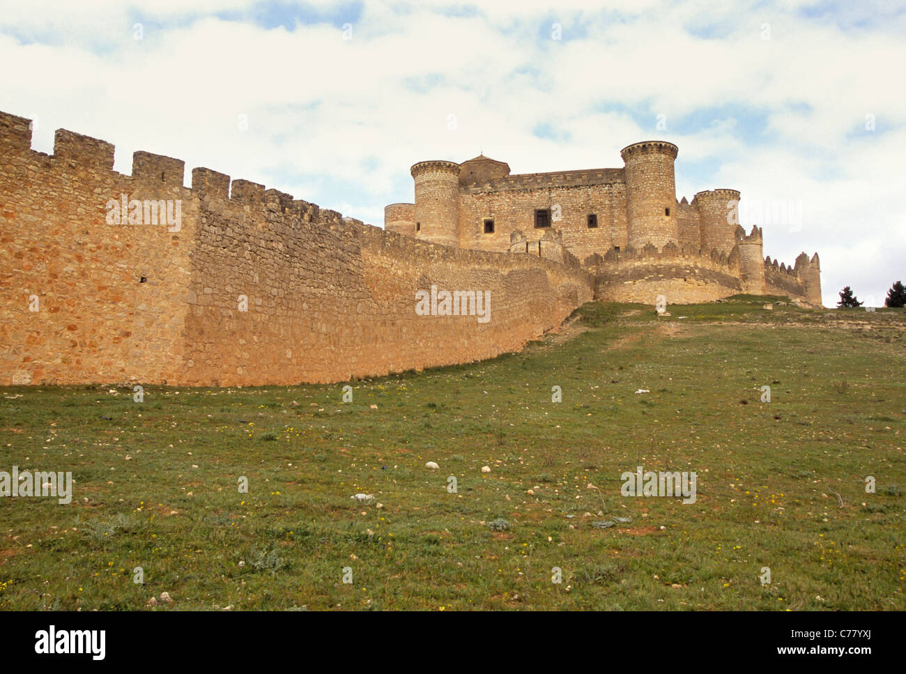 Castle of Belmonte, Cuenca, Spain Stock Photo - Alamy