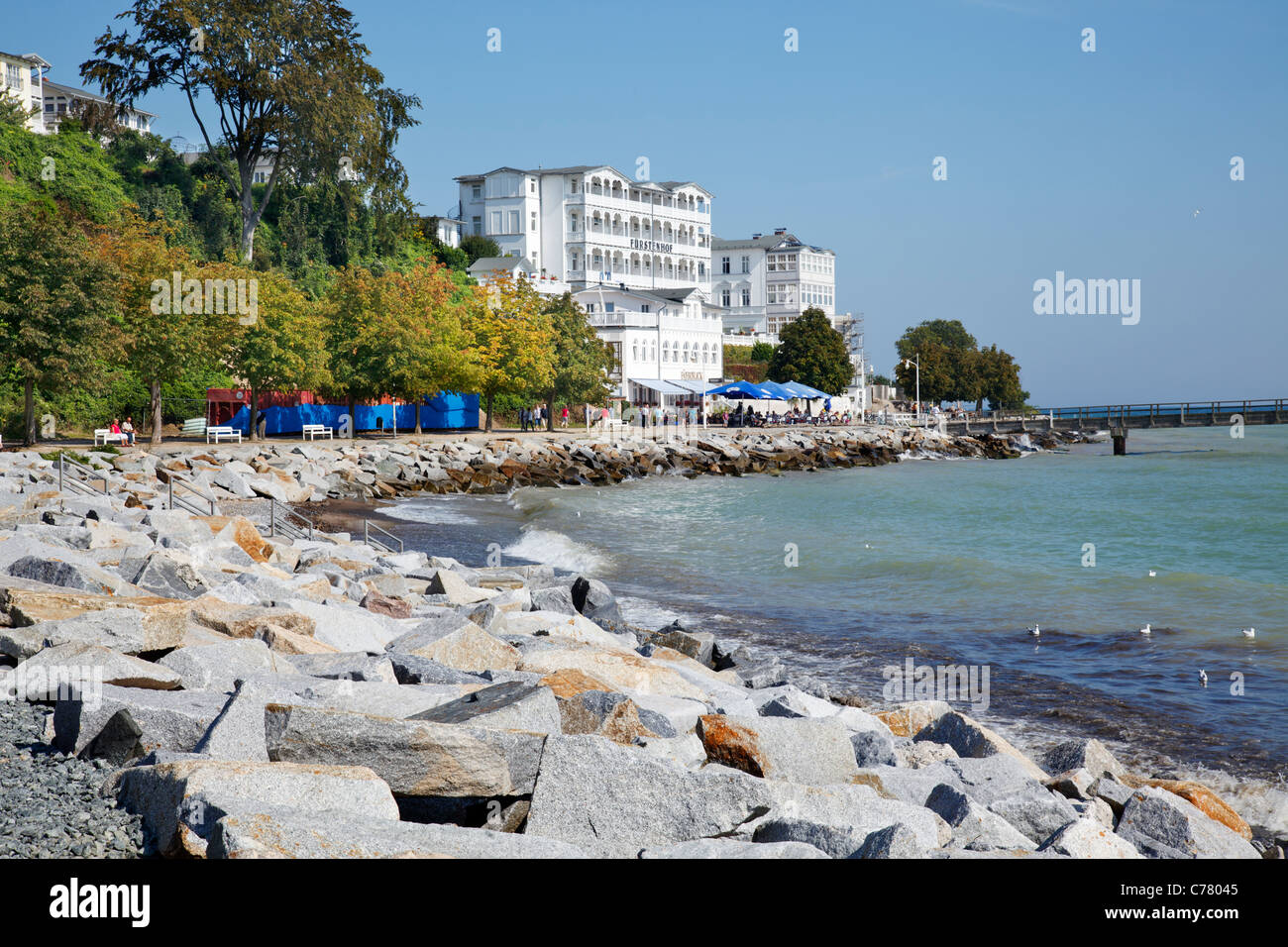 Beach Promenade and Appartment hotel Fuerstenhof, Sassnitz, Ruegen ...