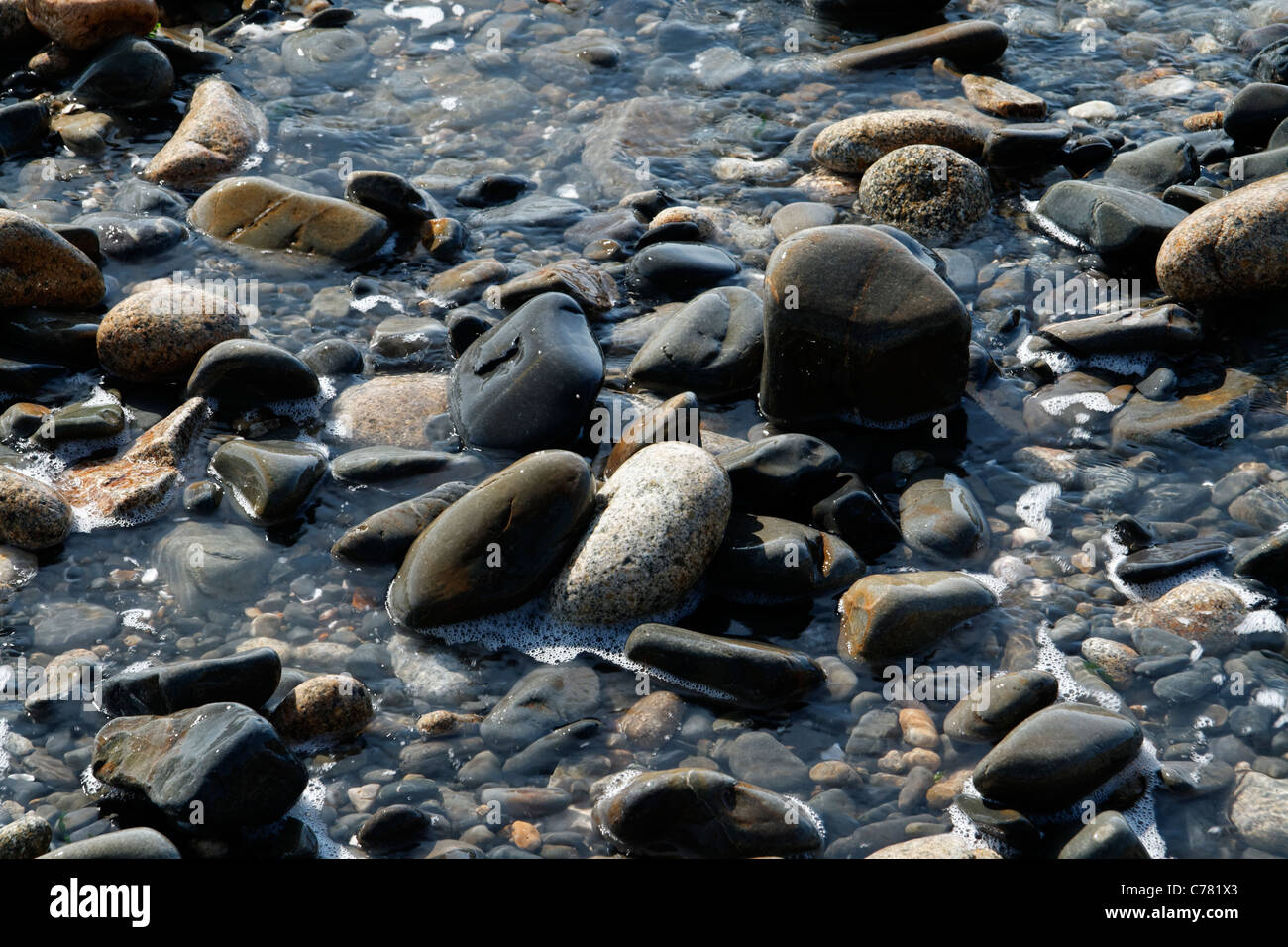 Normandy beach stones hi-res stock photography and images - Alamy