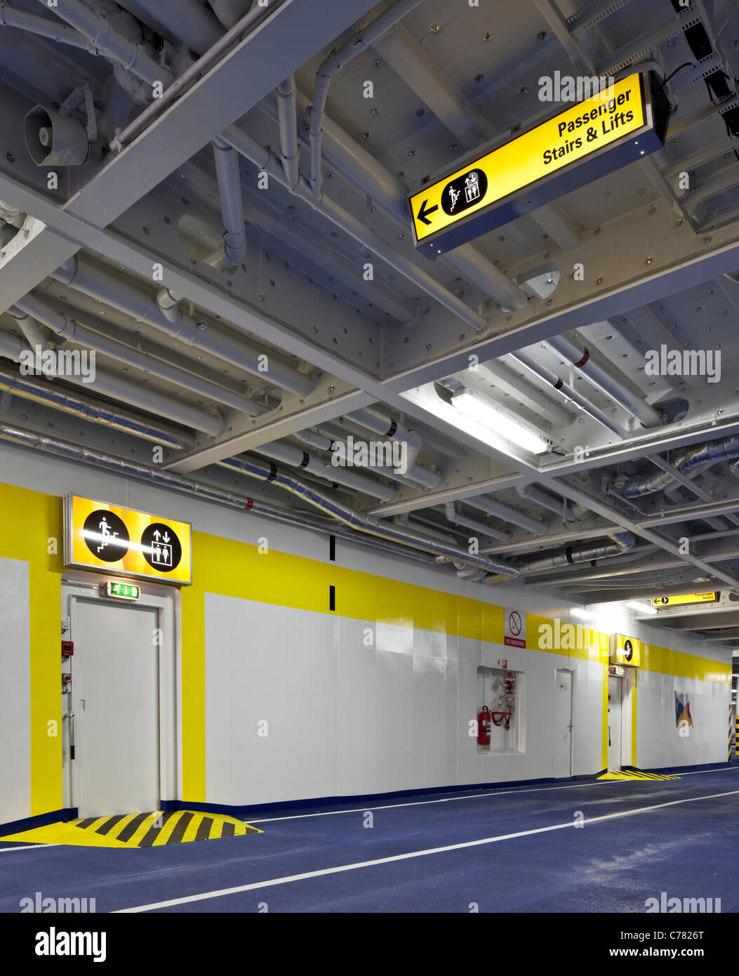 Car ferry car deck hi-res stock photography and images - Alamy