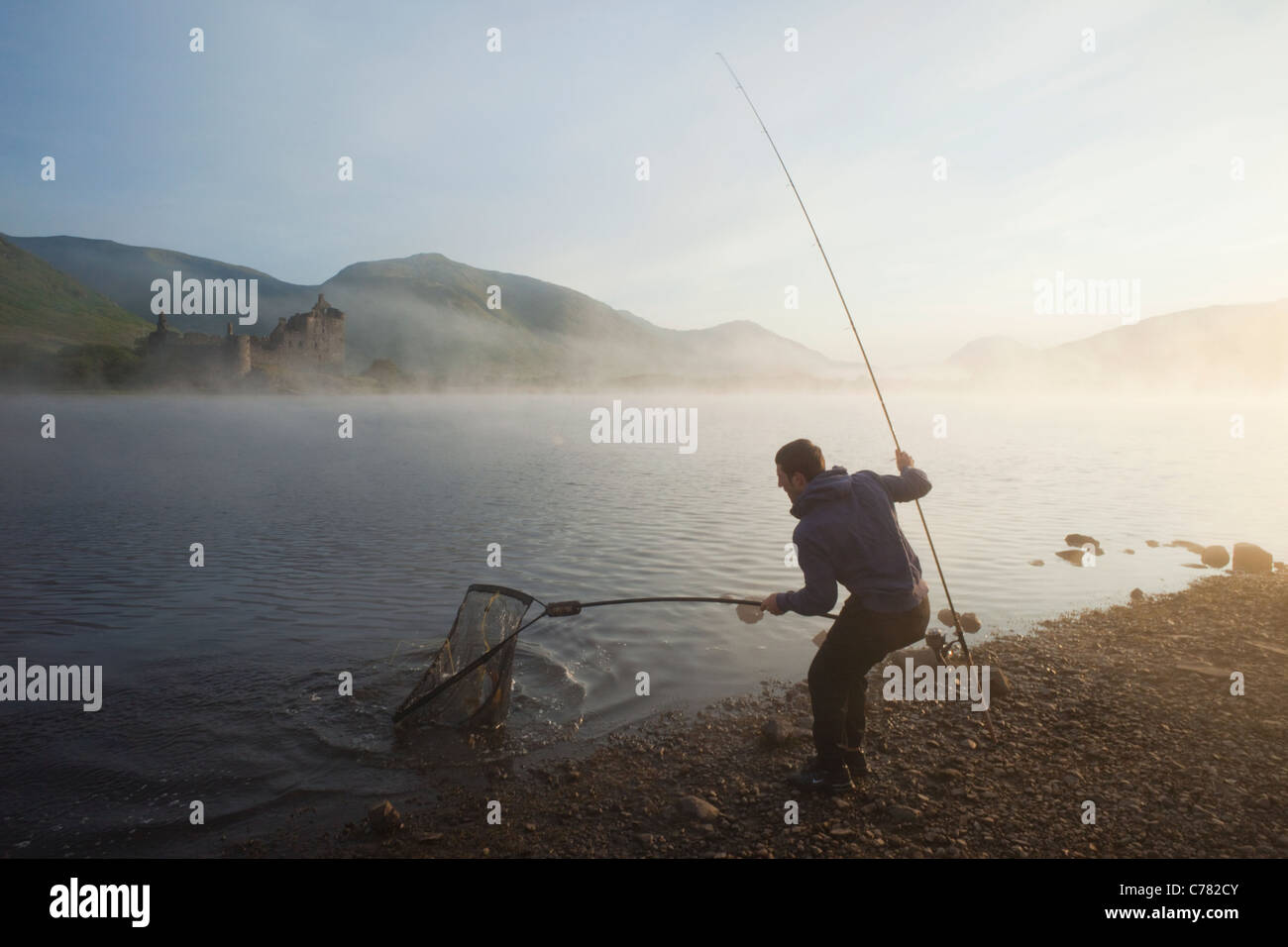 Loch awe fishing hi-res stock photography and images - Alamy