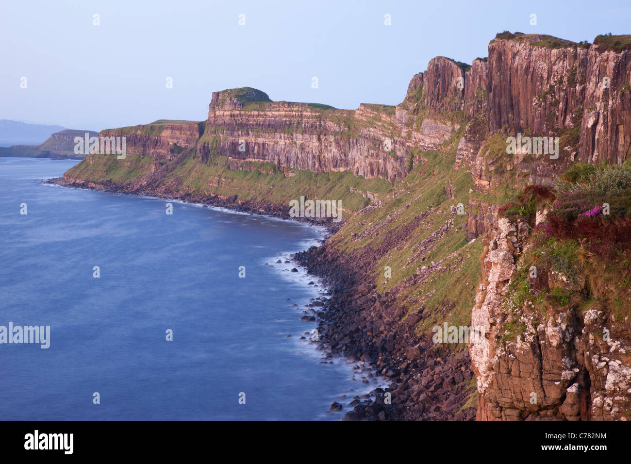 Scotland, Inner Hebrides, Isle of Skye, Coastal View near Staffin Stock ...