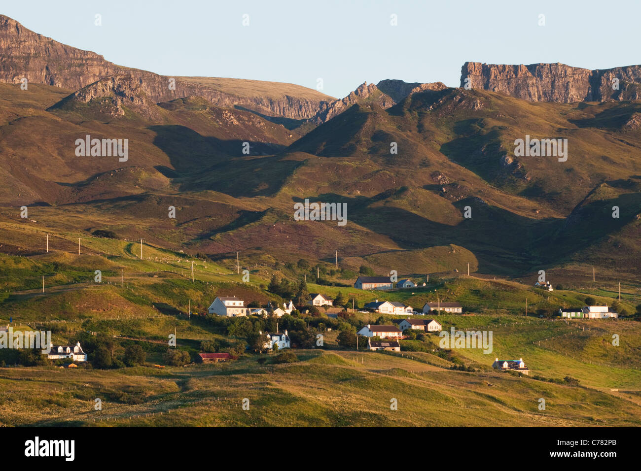 Scotland, Inner Hebrides, Isle of Skye, The Quiraing Mountain Range ...