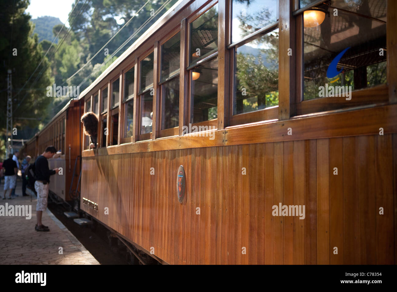 Soller train majorca hi-res stock photography and images - Alamy