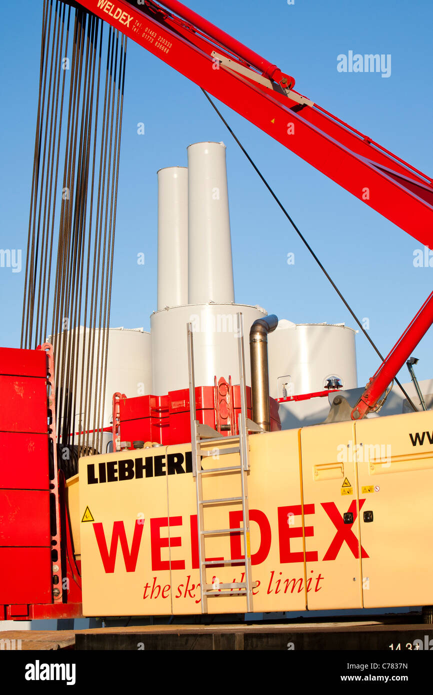 Parts Of Offshore Wind Farm High Resolution Stock Photography and ...
