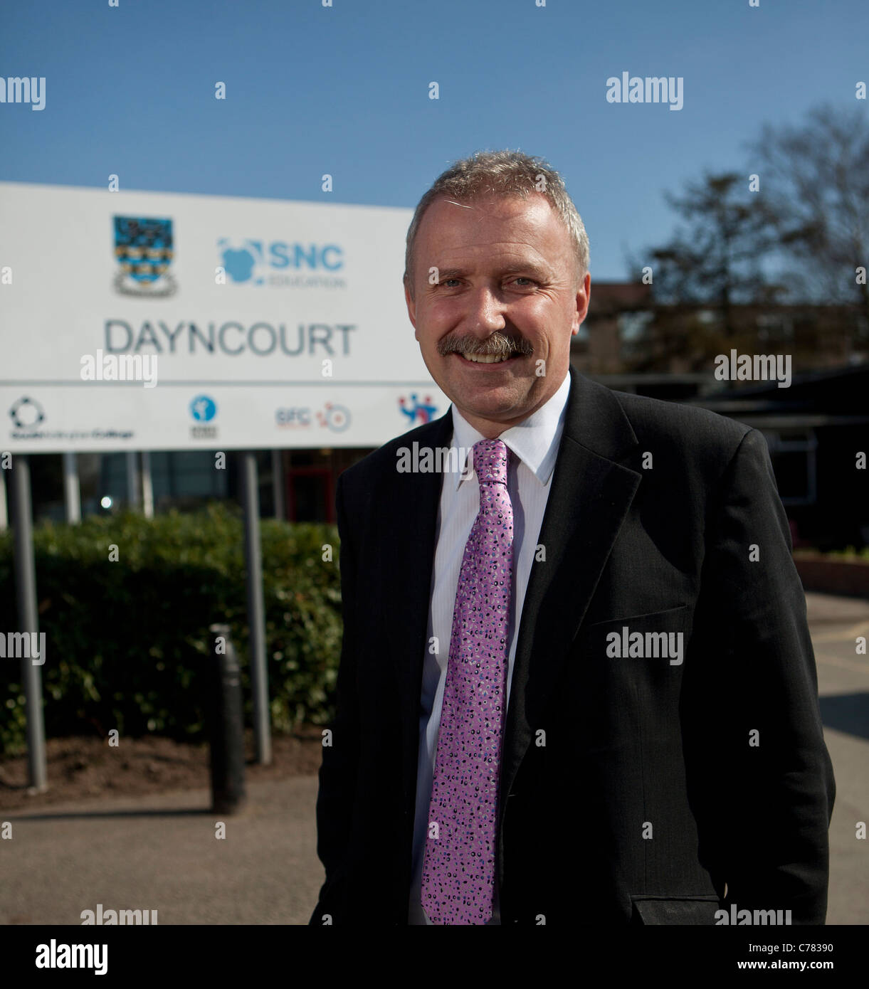 Head teacher Tim Mitchell at Dayncourt School in Radcliffe-on-Trent in ...