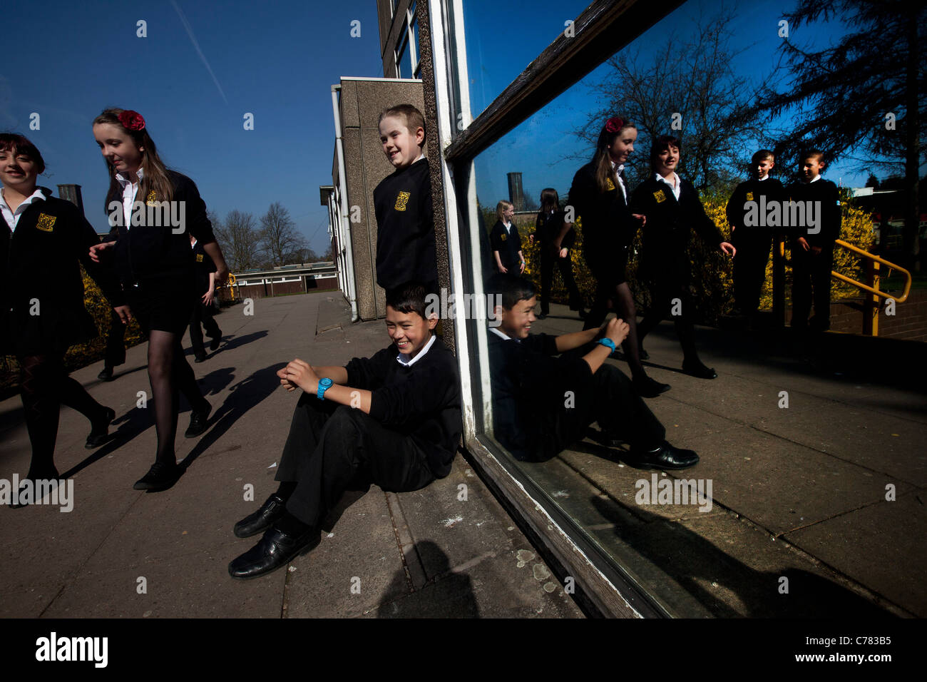 Dayncourt School in Radcliffe-on-Trent in Nottingham Stock Photo - Alamy