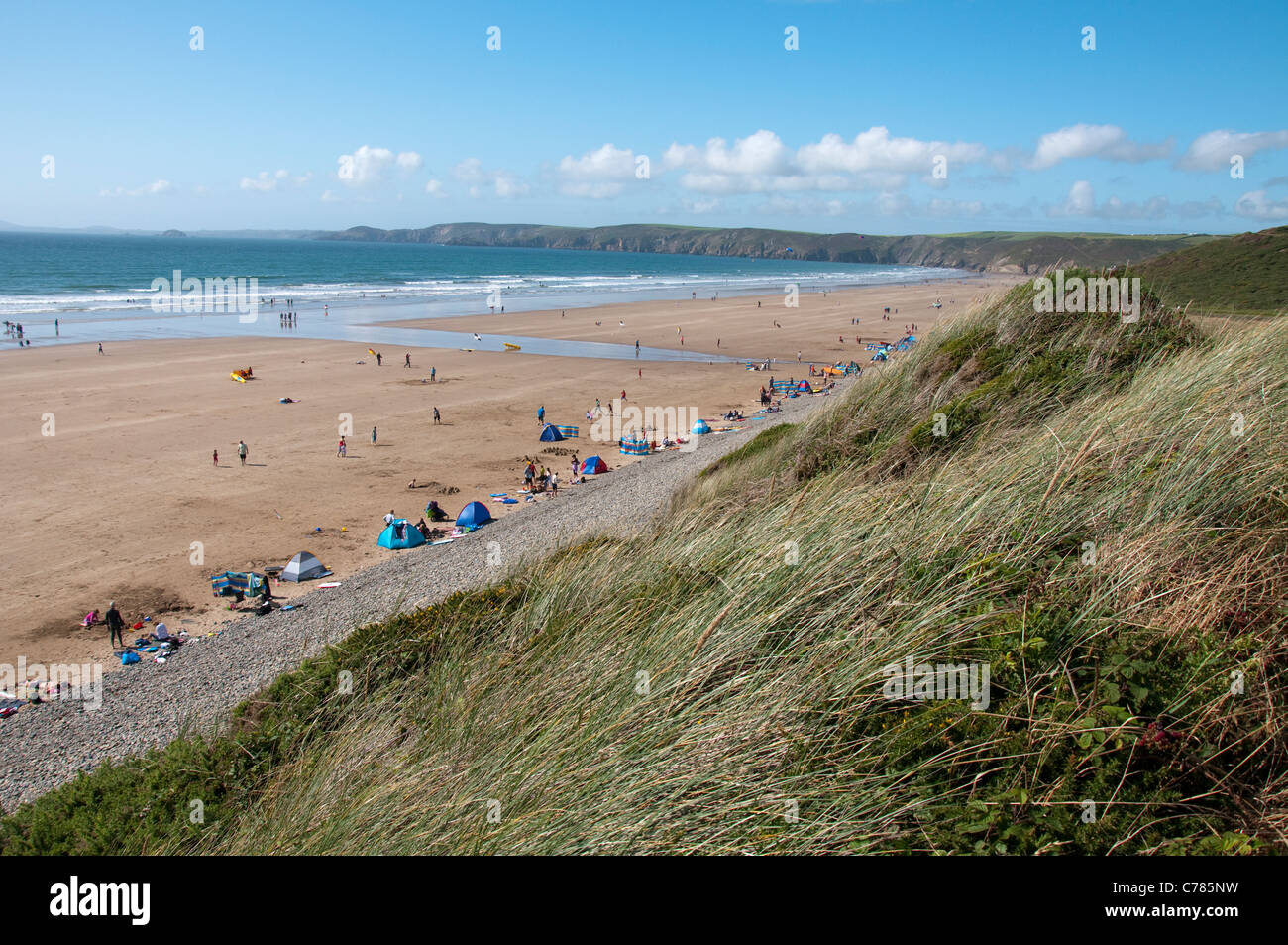 Newgale beach pembrokeshire summer hi-res stock photography and images ...