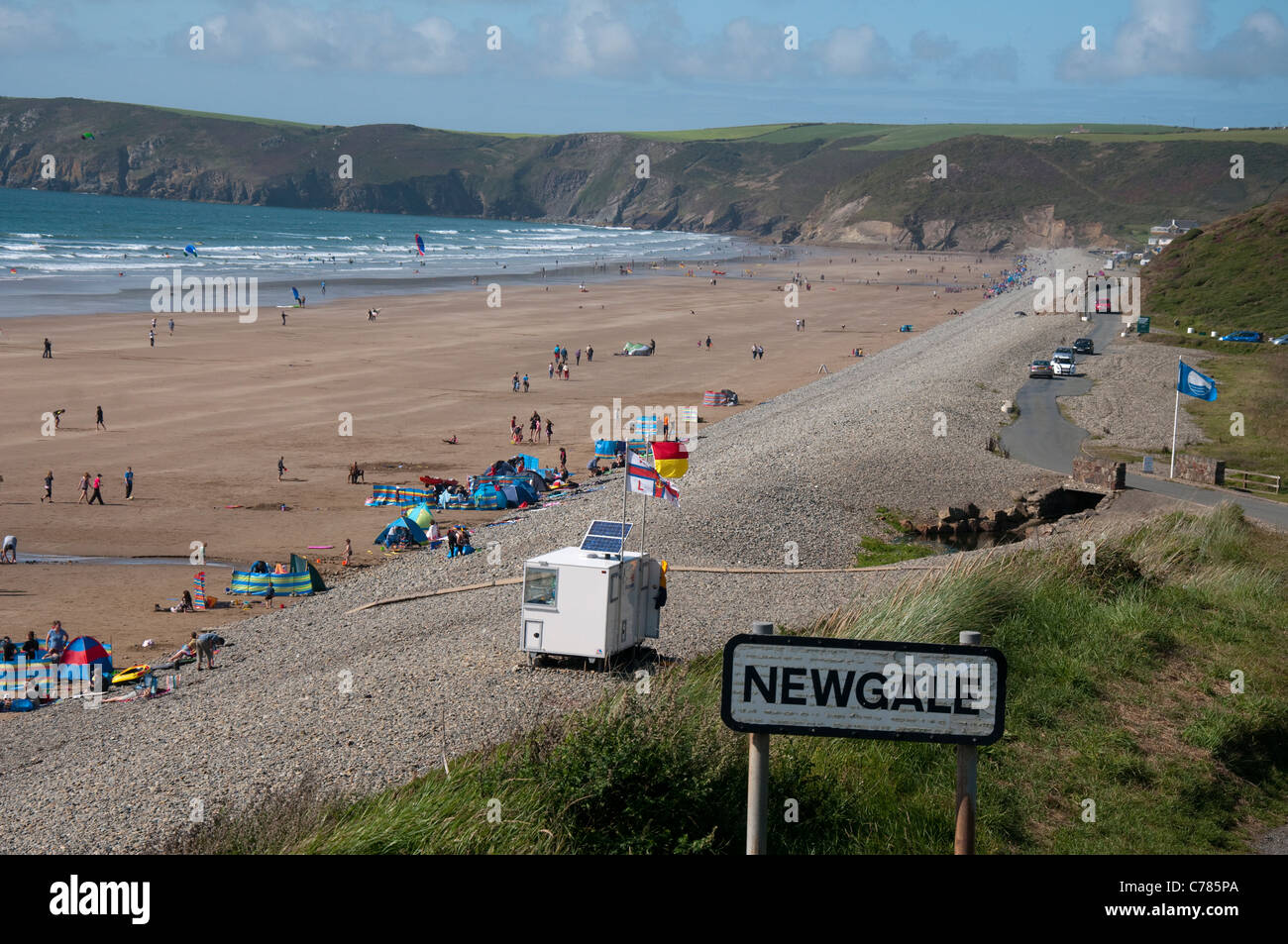 Newgale Beach in Pembrokeshire, Wales UK Stock Photo - Alamy