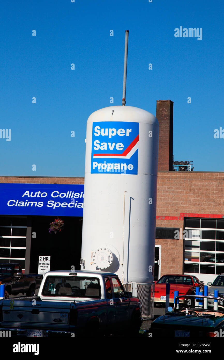 Super save propane Stock Photo - Alamy