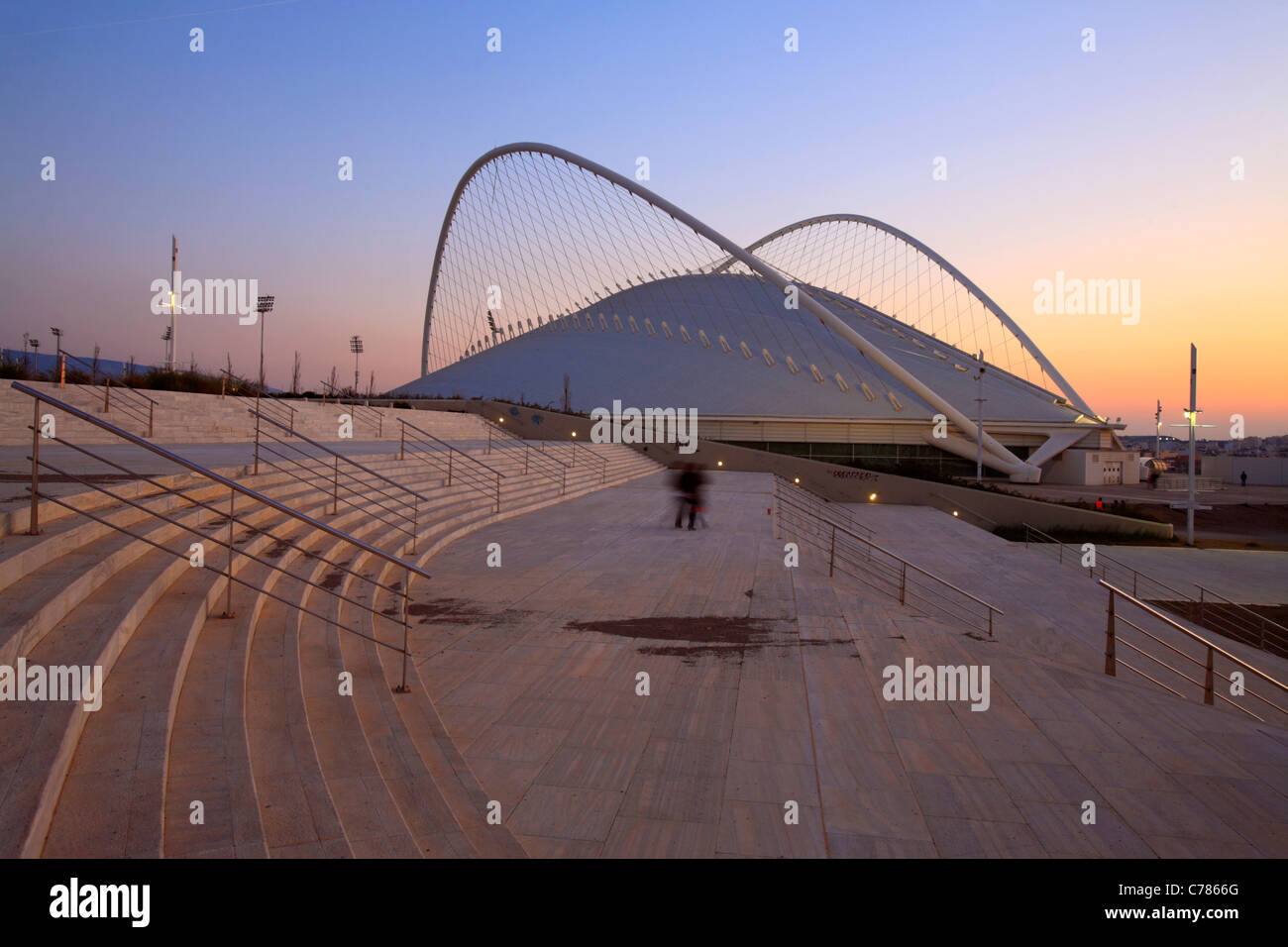 Olympic Velodrome by Calatrava, Athens, Greece Stock Photo - Alamy