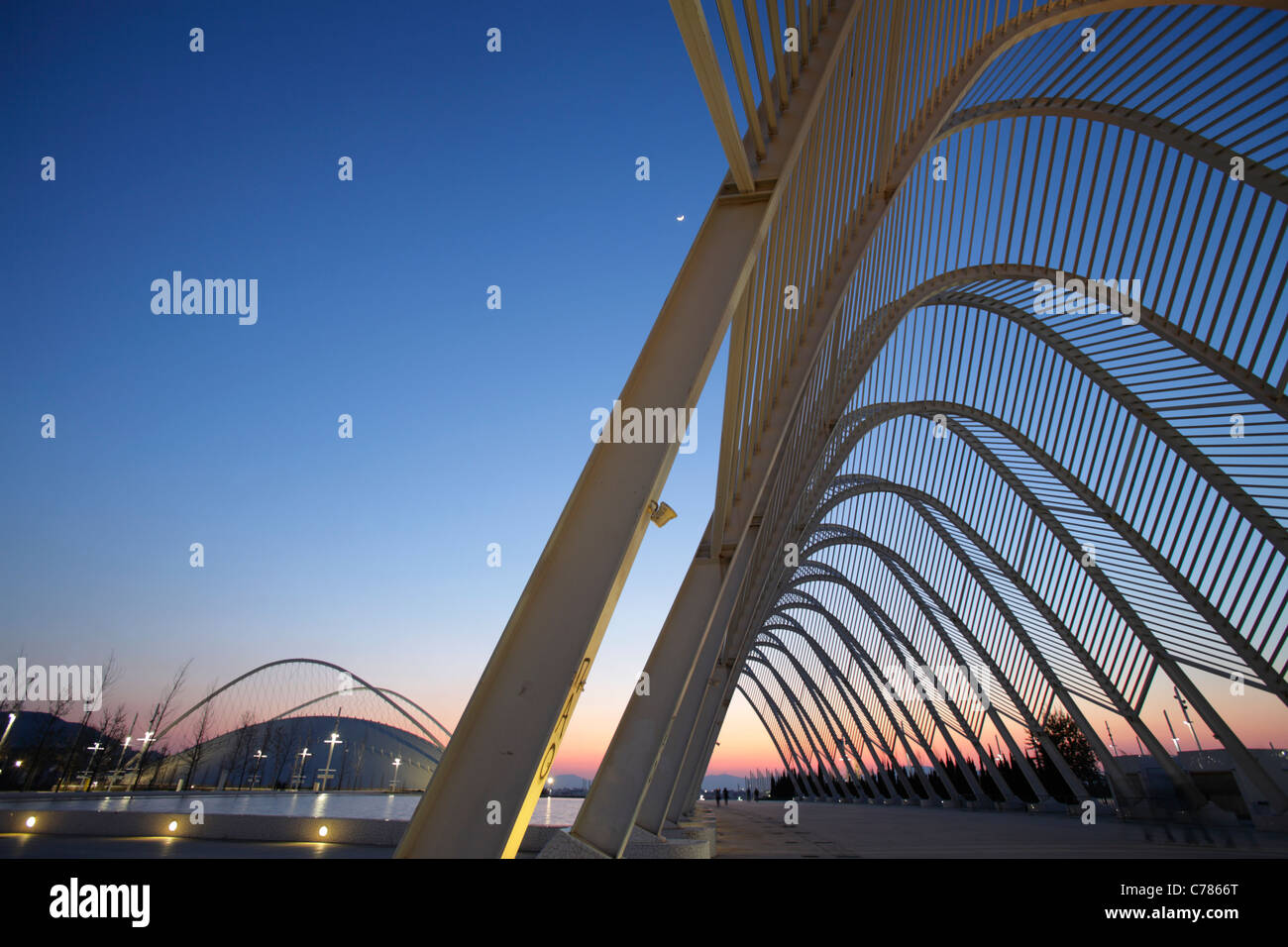 Olympic Sport Complex by Calatrava, Athens, Greece Stock Photo - Alamy