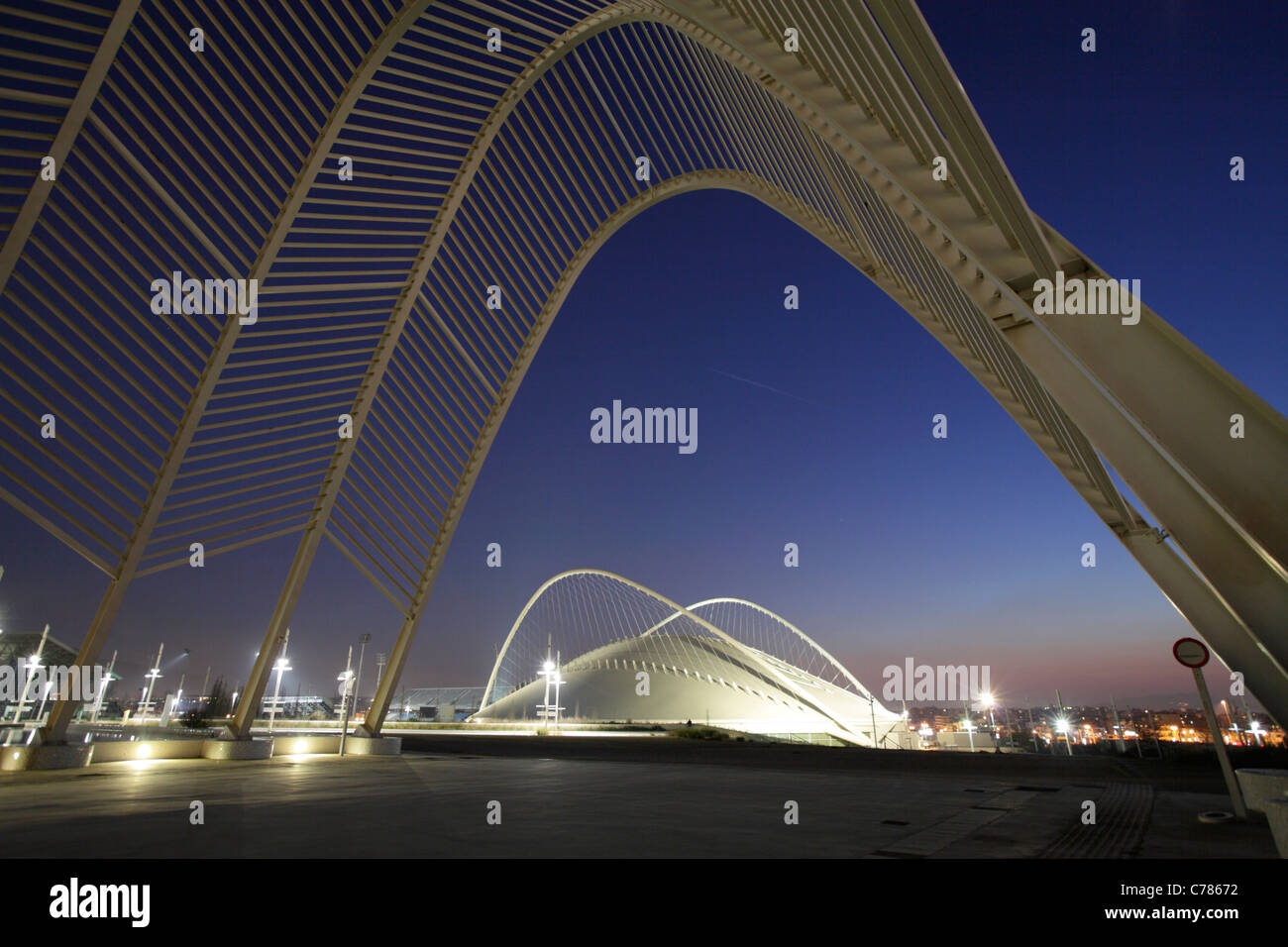 Olympic Sport Complex by Calatrava, Athens, Greece Stock Photo - Alamy