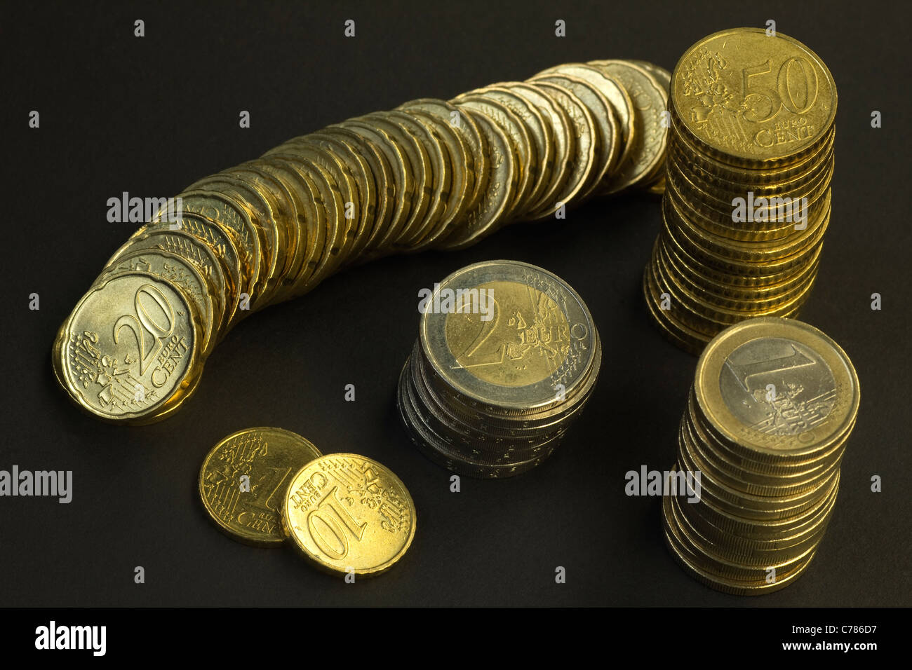 European coinage hi-res stock photography and images - Alamy