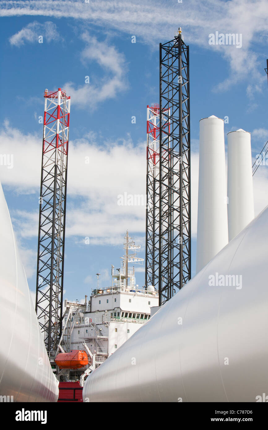 Parts of offshore wind farm hi-res stock photography and images - Alamy
