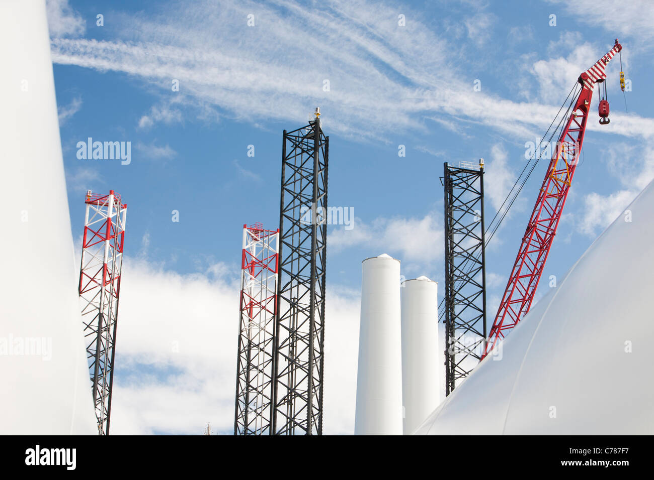 Parts of offshore wind farm hi-res stock photography and images - Alamy