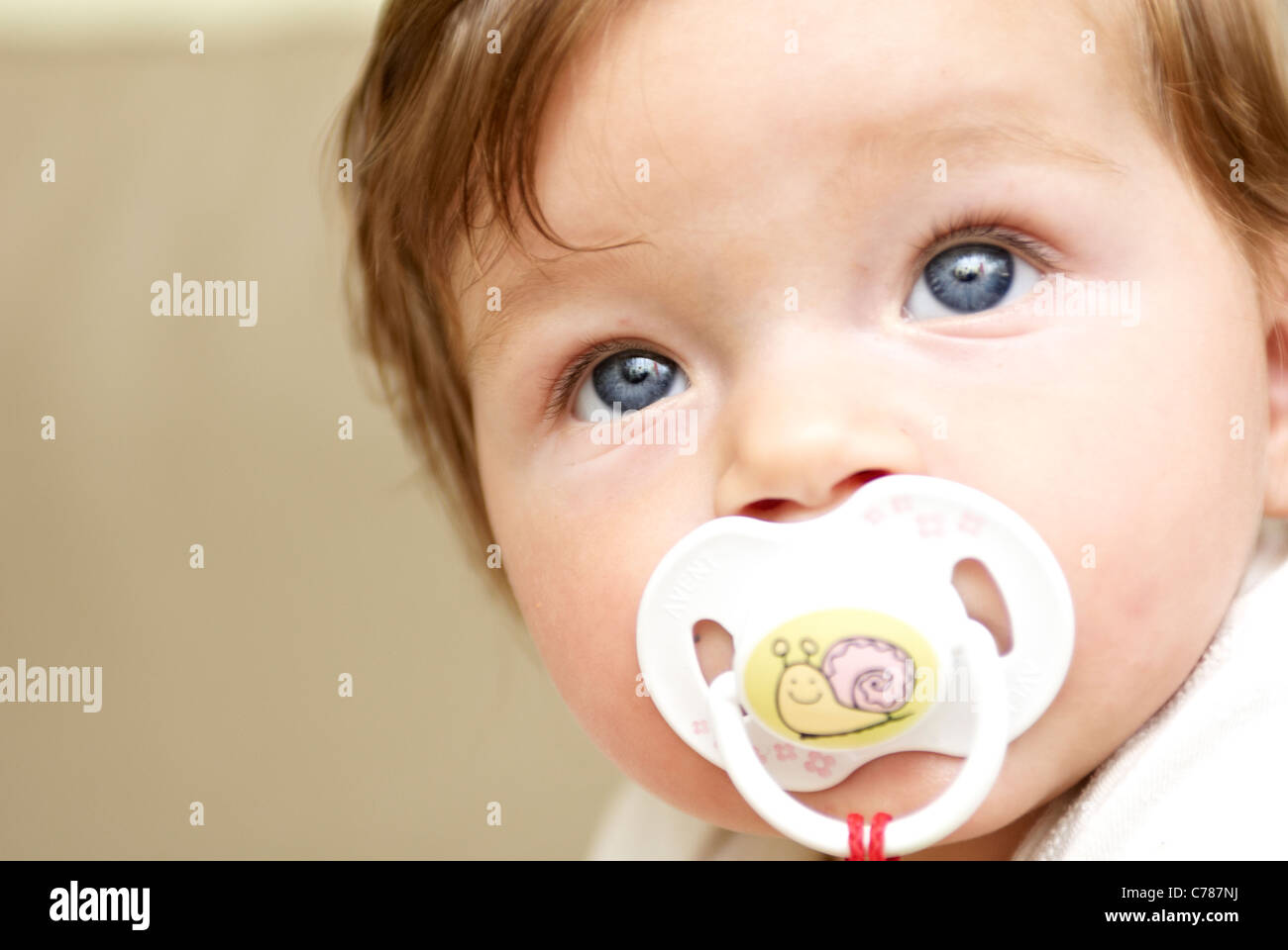 A baby child girl looking, portrait Stock Photo - Alamy