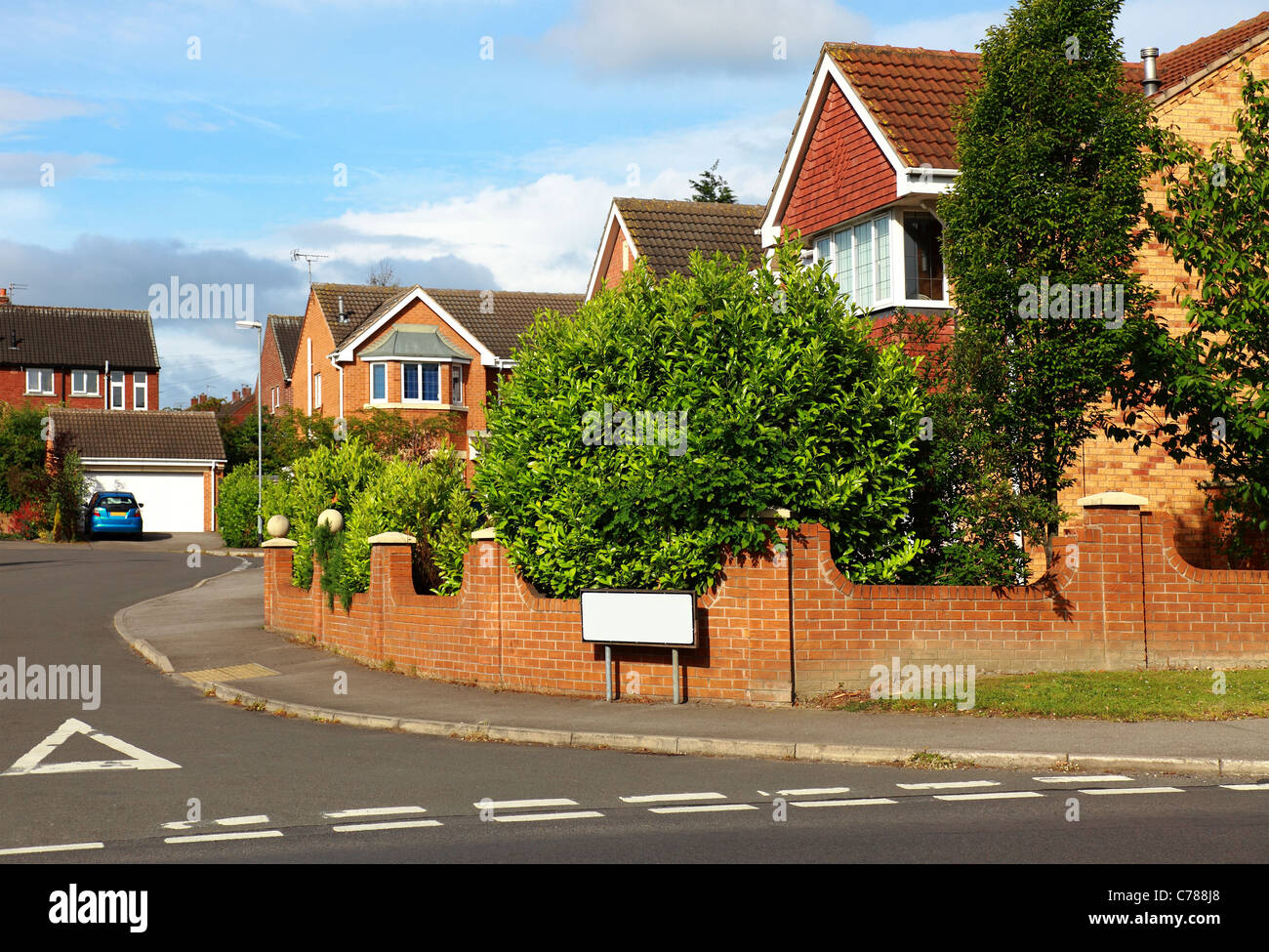 Town Houses On An English Street Stock Photo - Alamy