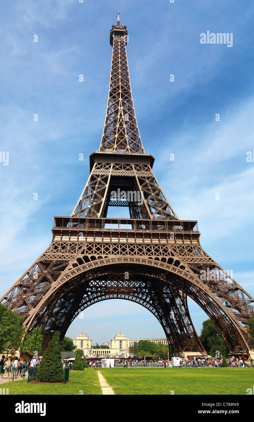 The Eiffel Tower - symbol of Paris Stock Photo - Alamy
