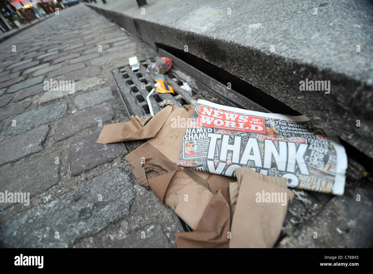 The last edition of British tabloid "News of The World Stock Photo - Alamy