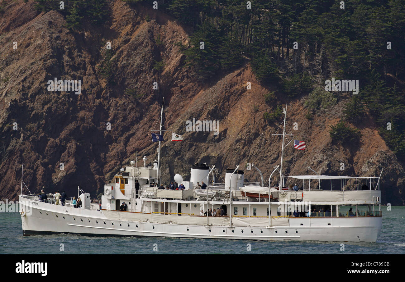 USS Potomac off San Francieso Bay Stock Photo - Alamy
