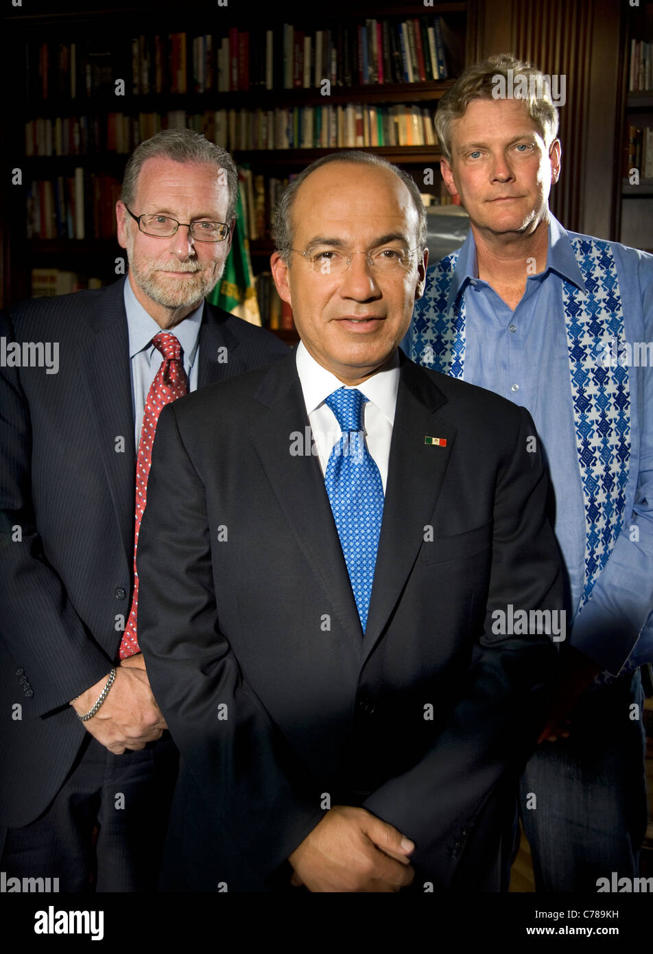 President Felipe Calderon of Mexico in interview with Peter Greenberg ...