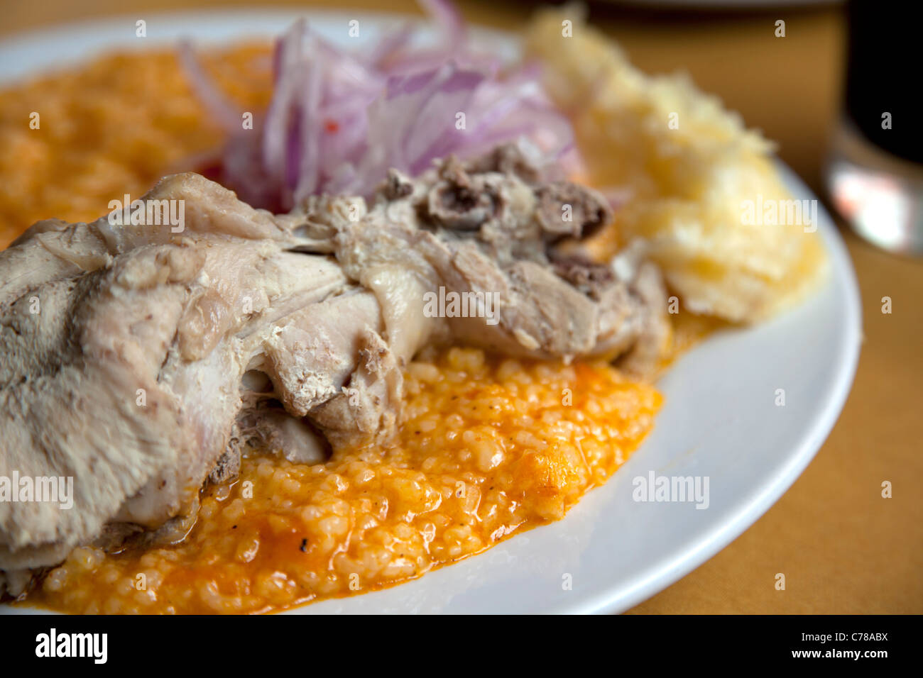 Pepian de Pavo (a turkey and corn stew), a dish beloved on Peru's north ...