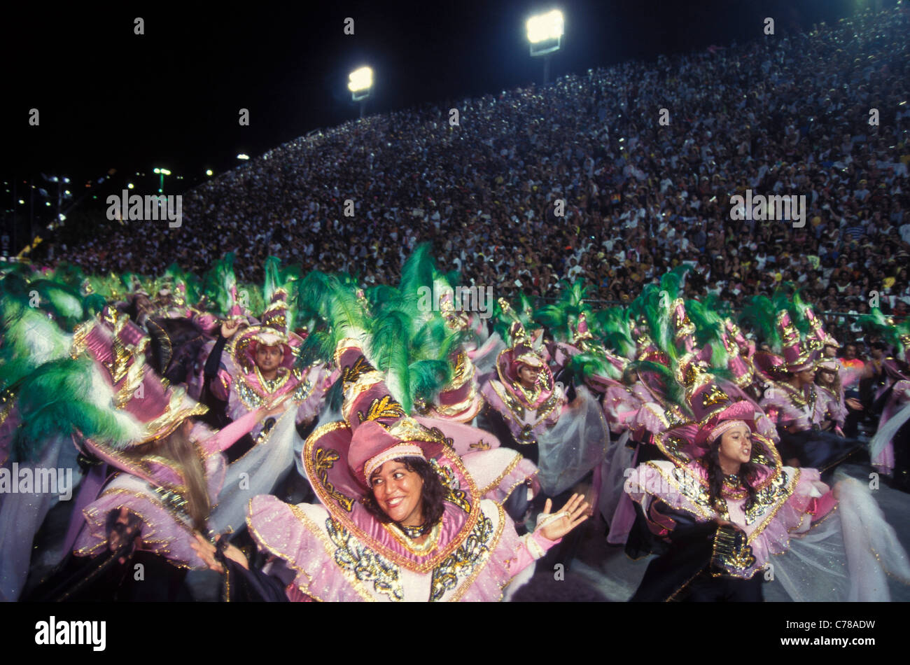 Rio de Janeiro Carnival, Samba Schools Parade in Sambodromo, Brazil ...