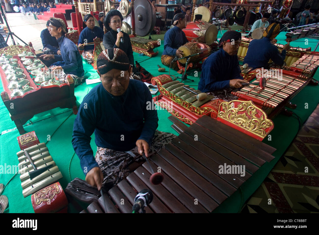 Traditional Music from Central Java Stock Photo - Alamy