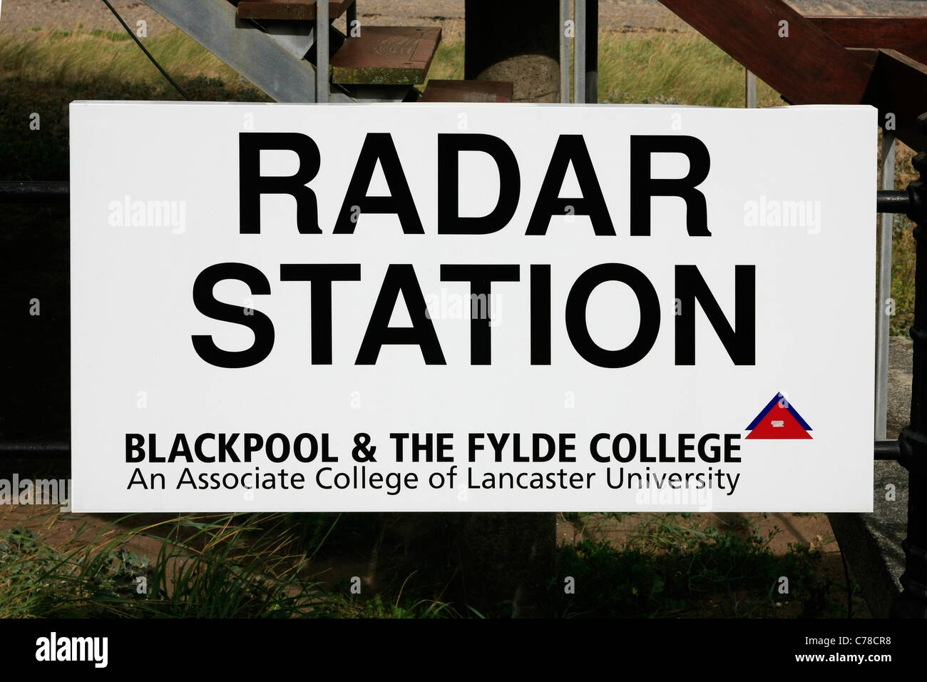 Radar Station Sign Stock Photo - Alamy