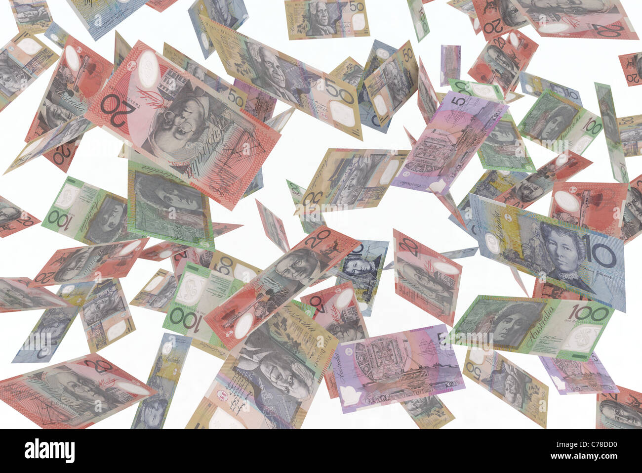 Flying australian money illustration hi-res stock photography and ...