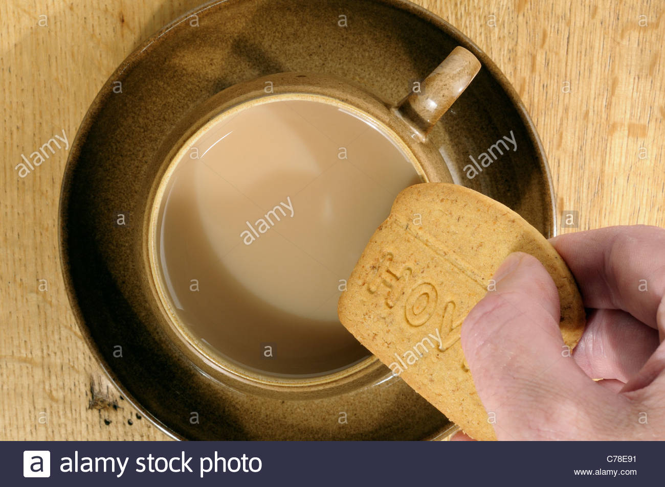 Biscuit Dunking Tea High Resolution Stock Photography and Images - Alamy