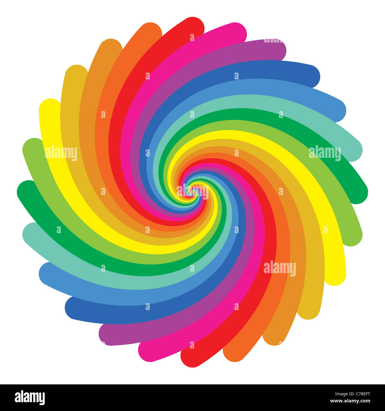 colorful circle pattern on white background Stock Photo - Alamy