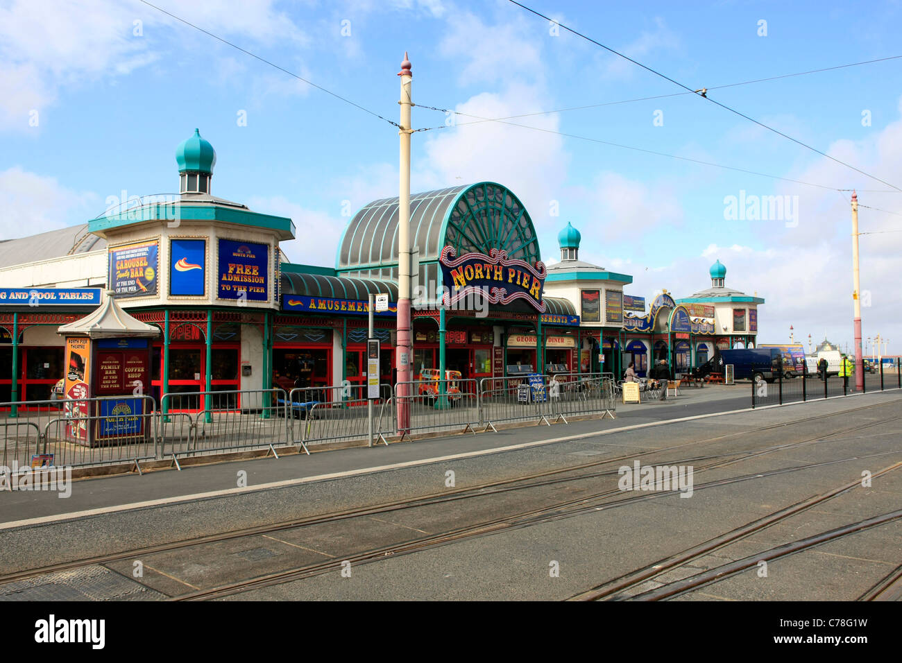 The North Pier at Blackpool Lancashire England Stock Photo - Alamy