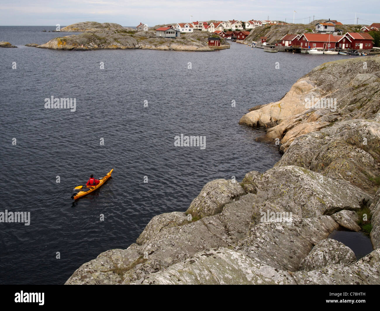 kayaking near Flatholmen, Tjörn, Bohuslän, Sweden Stock Photo - Alamy