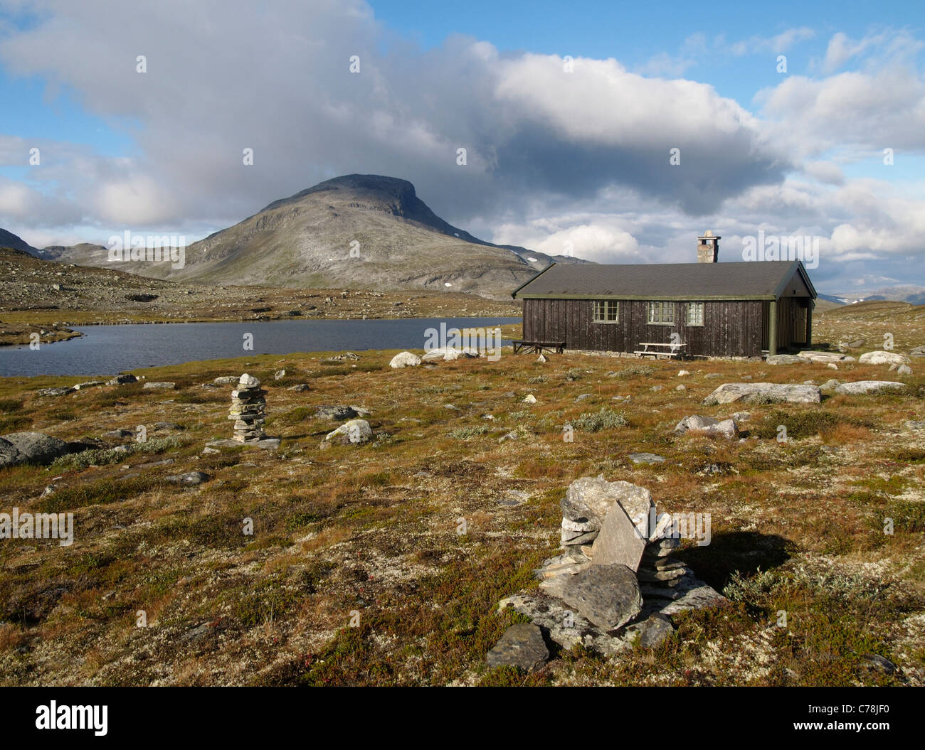 Sulebu hut, Skarvheimen, Norway Stock Photo - Alamy
