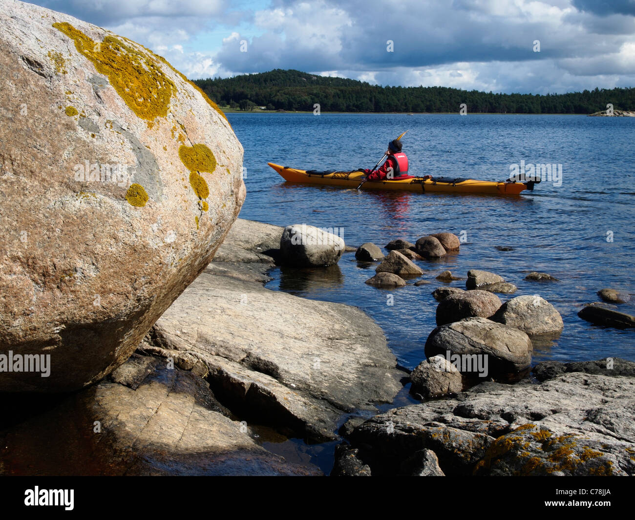 kayaking near Hjältön, Bohuslän, Sweden Stock Photo - Alamy
