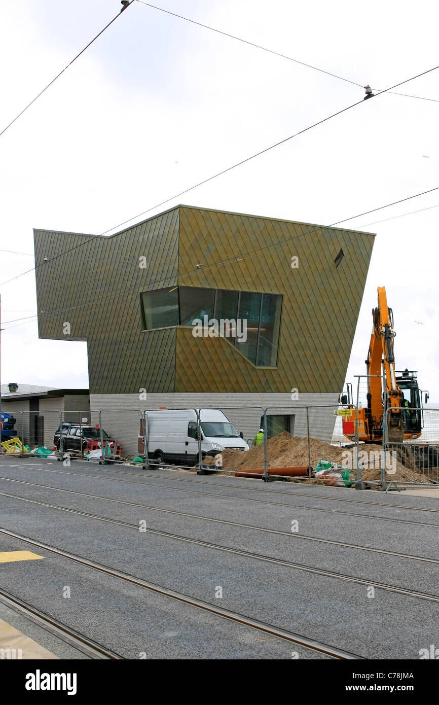 The new Wedding Chapel under construction on Blackpool Seafront Stock ...