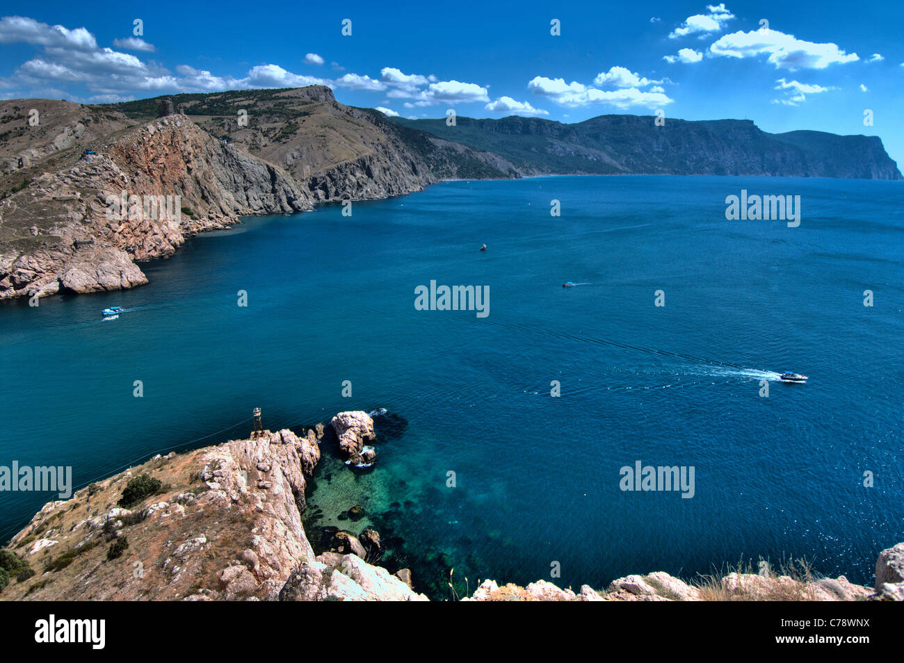 Crimean Mountains form the city of Balaklava, Ukraine Stock Photo - Alamy