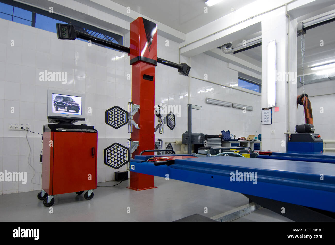 mechanism to measure and research the car Stock Photo - Alamy