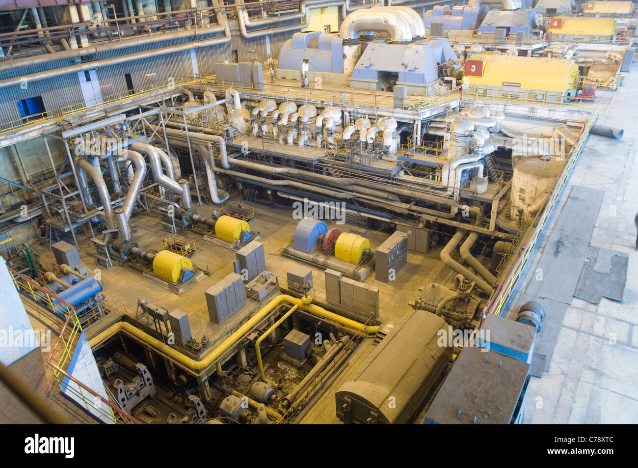 factory with equipment to produce fuel energy Stock Photo - Alamy