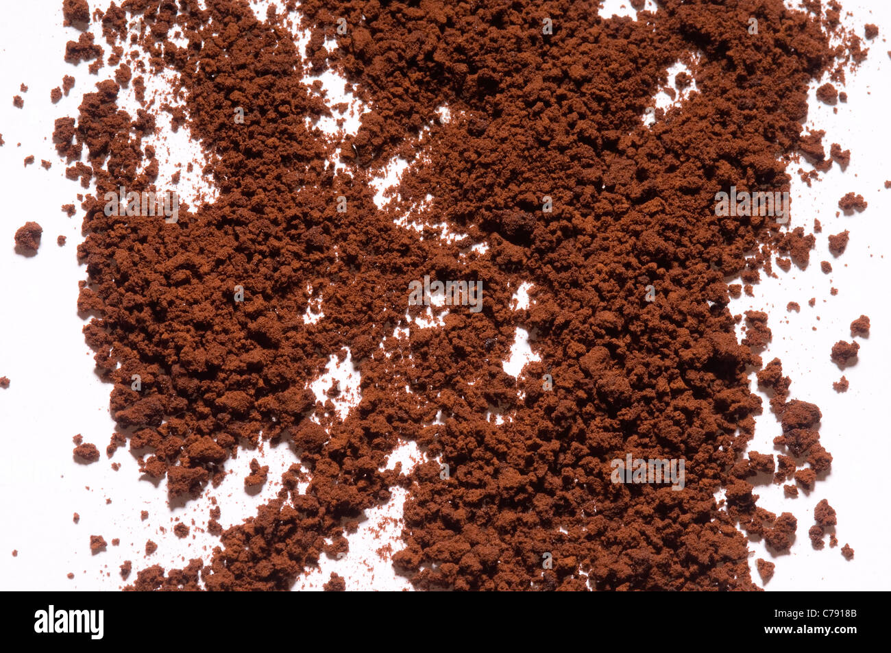 Instant coffee powder background Stock Photo - Alamy
