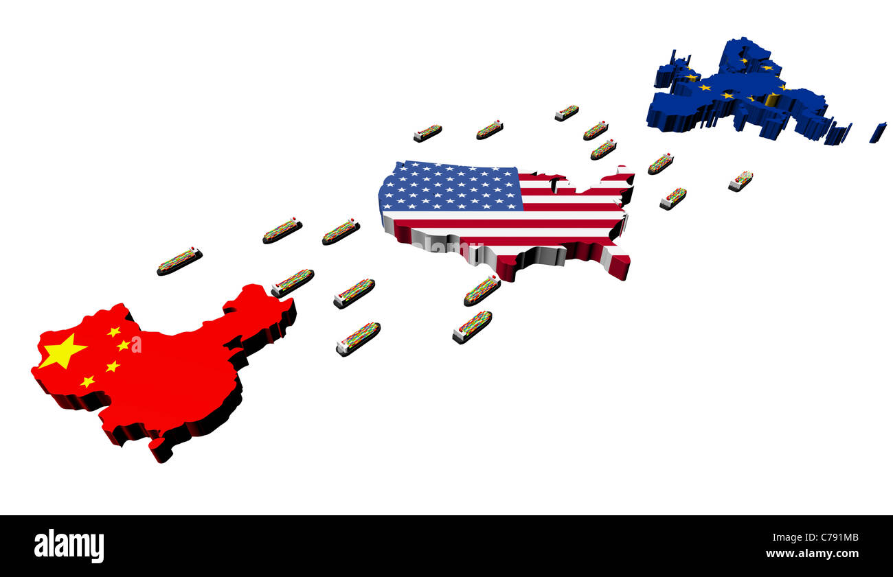 China ship container Cut Out Stock Images & Pictures - Alamy