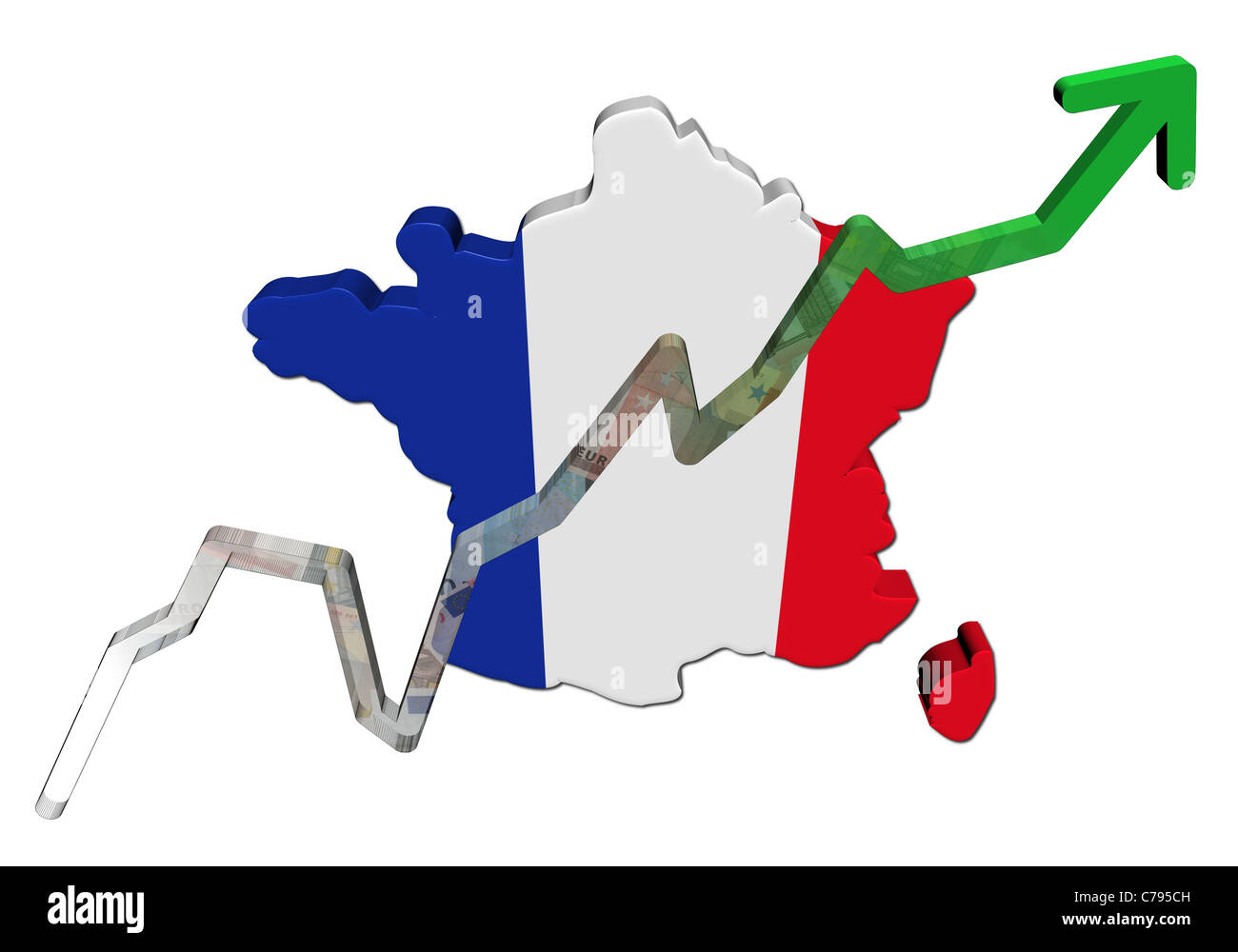 France graph hi-res stock photography and images - Alamy