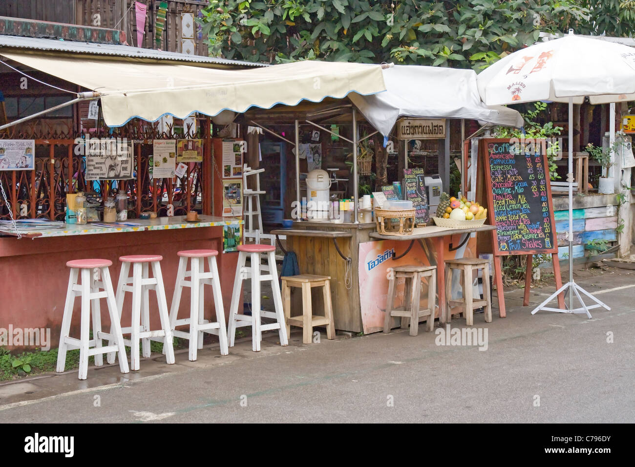 Snacks on the street Stock Photo - Alamy