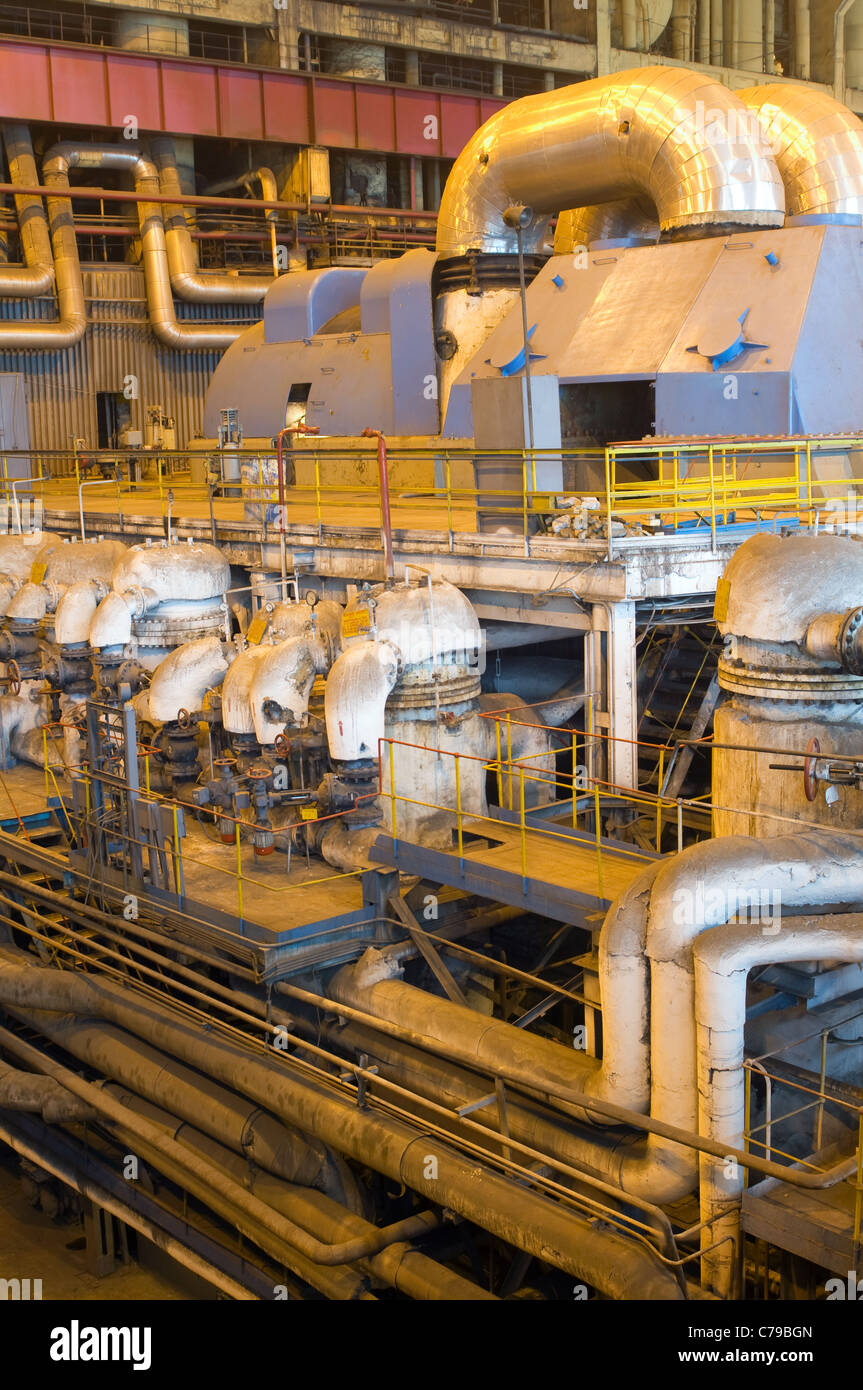 factory with equipment to produce fuel energy Stock Photo - Alamy