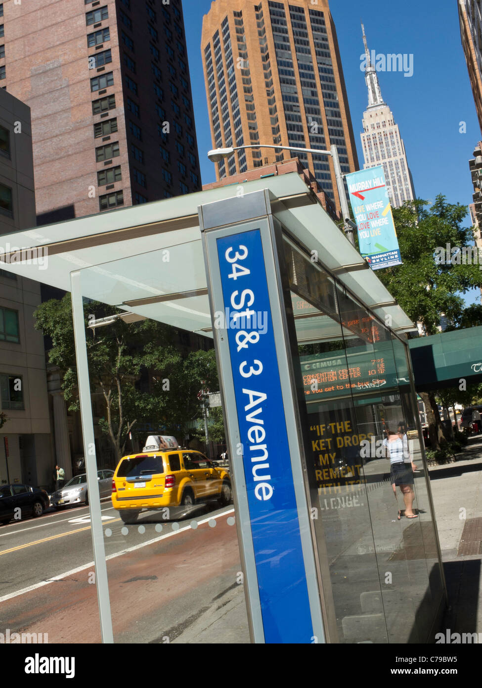 Bus stop shelter lit hi-res stock photography and images - Alamy