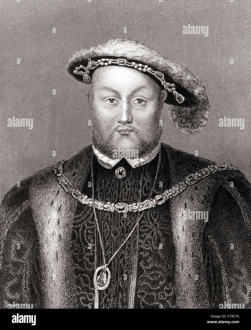 Portrait of henry viii of england hi-res stock photography and images ...